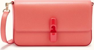 Furla Iride Umh&auml;ngetasche S Aperitivo Orange Strukturiertes Leder Damen