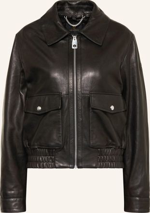 Belstaff Lederjacke Raya schwarz