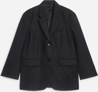 Arket Einreihiger Blazer -Blau