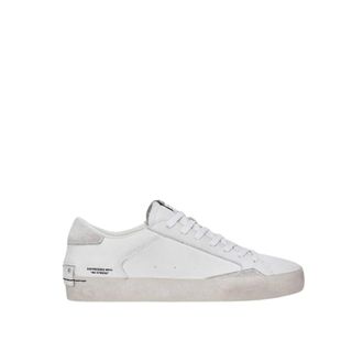 Crime London Homme, Chaussures, Blanc, Taille: 41 EU Baskets Effet Vieilli