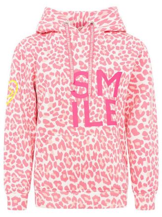 Zwillingsherz Hoodie Alissa Leo AOP mit SMILE Print, Kapuze, Leo Muster