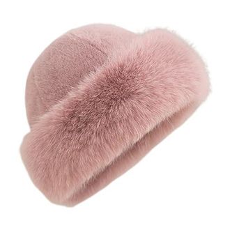 Generic Bonnet dhiver chaud pour femme - Bonnet de pêcheur en peluche, confortable et coupe-vent, chapeau doux et tendance, accessoire dhiver élégant | Vêteme