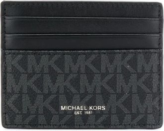 Michael Kors Homme, Accessoires, Noir, Taille: ONE Size Greyson Logo Tall Card Case