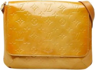 Louis Vuitton Pre-owned Sac bandouli&egrave;re Thompson Street Monogram Vernis - Femme - Pre-owned - Jaune - Taille: ONE Size