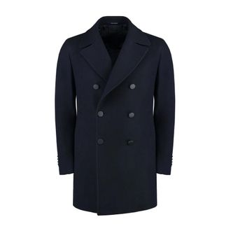 Tagliatore Wollmantel - - Coats - Herren - Blau - L