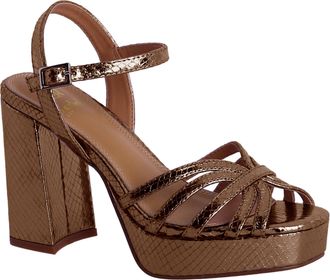 EL CABALLO Scala Sandalen Damen Sommer, Marrone, 38 EU