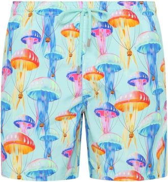 Vilebrequin Schnelltrocknende Badeshorts mit Quallenmotiven in