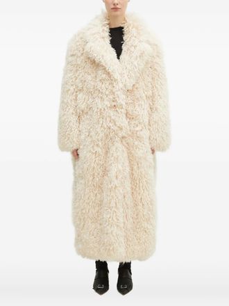 Fiorucci manteau long à design texturé - Tons neutres