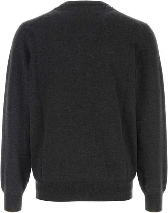 Brunello Cucinelli Carbone+roccia Exterior: Cashmere Maglieria Sweater