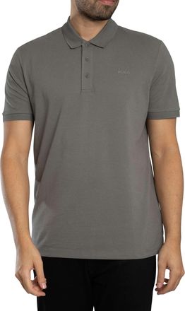 HUGO BOSS Donos222 Logo Poloshirt, Grau