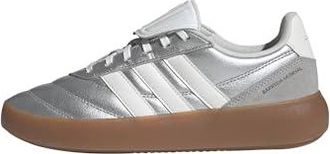 adidas Femme BARREDA Mundial Shoes, Silver met./Core White/Iron met., 39 1/3 EU