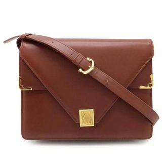 Cartier Sac bandouli&egrave;re en cuir Must Line Pre-owned - Femme - Pre-owned - Brun - Taille: ONE Size