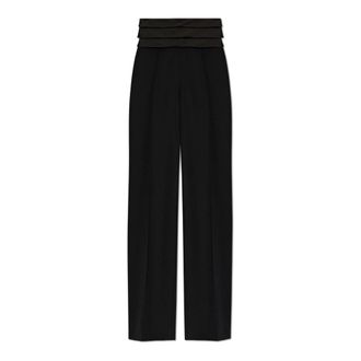 Balmain Wollhose mit Beinnaht - - Trousers - Damen - Schwarzk - 2XS