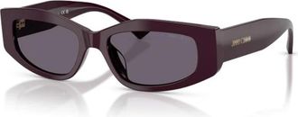 Jimmy Choo London Femme, Accessoires, Violet, Taille: 53 MM Cat Eye Lunettes de soleil