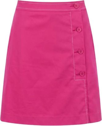 Trussardi Jupe Courte Fuchsia - Femme - Jupes - Rose - Taille: 38 FR