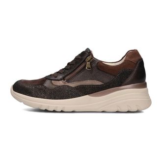 Waldl&auml;ufer Braune Damen Low-Top Sneakers Carla - - Shoes - Damen - Braun - 38 EU