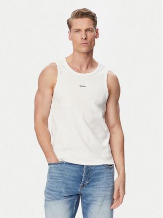 HUGO BOSS Tank-Top Dapota 50563744 Wei&szlig; Slim Fit
