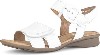 Gabor Damen Riemchensandalen, Frauen Sandalen,strandschuhe,sandaletten,sommersandalen,absatz,sommerschuhe,freizeitschuhe,weiss,40.5 EU / 7 UK