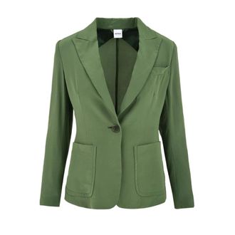 Aspesi Gepolsterte Hemdjacke - - Jackets - Damen - Gr&uuml;n - XS