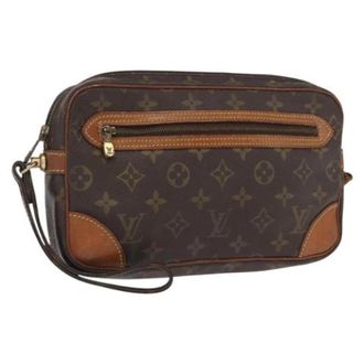 Louis Vuitton Pre-owned Canvas Clutch - - Pre-owned - Damen - Braun - ONE SIZE