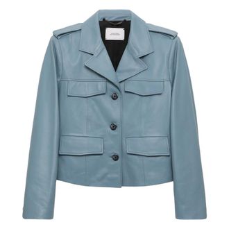 Dorothee Schumacher Stilvolle Statement Jacke - - Jackets - Damen - Blau - XL