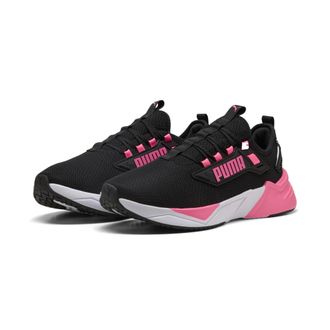 Puma Erwachsene Retaliate 3 Laufschuhe 40.5, Black Sun Struck White Pink