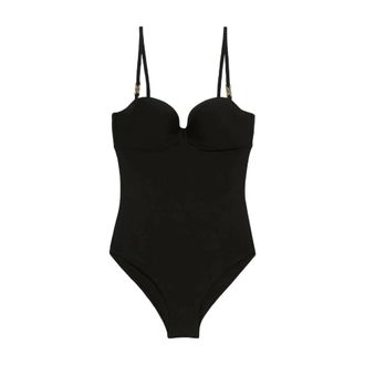 Max Mara Chantal Einteiliger Badeanzug - - Swimwear - Damen - Schwarzk - M