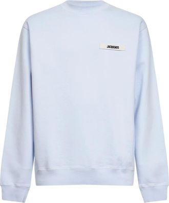 Jacquemus Homme, Sweatshirts et sweats &agrave; capuche, Bleu, Taille: XL Gros Grain SweaT-shirt