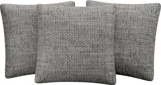 Mirjan24 Kissenbezüge mit Füller, 3-er Set Sofakissen mit Reißverschluss 50 x 50 cm, Große Farb- und Materialauswahl, Zierkissen, Kissen-Set mit Innenkissen (L