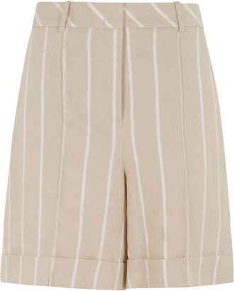 Eleventy Femme, Shorts, Beige, Taille: 40 FR Bermuda Ray&eacute;