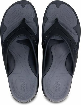 Crocs Unisexe Adulte MODI Sport Flip Tongs, Black/Graphite, 36/37 EU