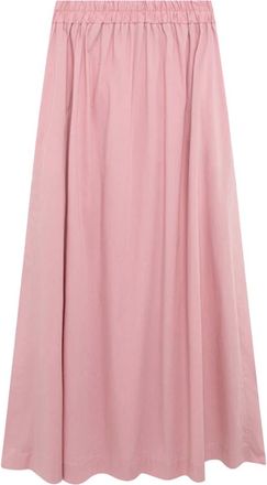 Alpha Studio Femme, Jupes, Rose, Taille: 36 FR Gonna ampia Elastico in vita