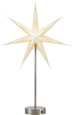 Marksl&ouml;jd Dekostern, Wei&szlig;, Metall, Stern, Stern, 45x63x12 cm, stehend, zum Stellen, Dekoration, Weihnachtsdekoration, Adventssterne