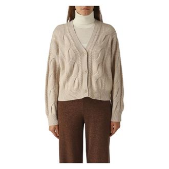 Max Mara Femme, Pulls, Gris, Taille: 40 FR Aladino Cardigan