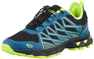 Brütting Mixte Mission Chaussure de Course Tout Terrain, Essence Schwarz Citron, 37 EU