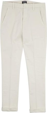 Dondup Homme, Pantalons, Blanc, Taille: W35 Gaubert Chino Pantalons