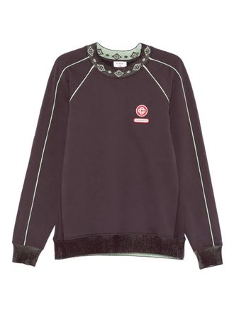 Casablanca sweat &agrave; bande logo - Violet