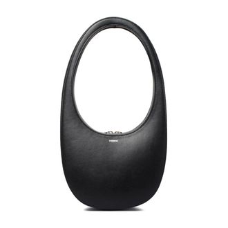 Coperni Schwarze Swipe-Tasche- ovale Form - - Bags - Damen - Schwarzk - ONE SIZE