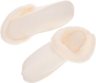 BESPORTBLE Surchaussures Chaudes pour Chaussures Perfor&eacute;es, Doublure Amovible en Coton &Eacute;pais et Peluche Douce, Protection Hiver pour Sabots Taille 39-40, Pantouf