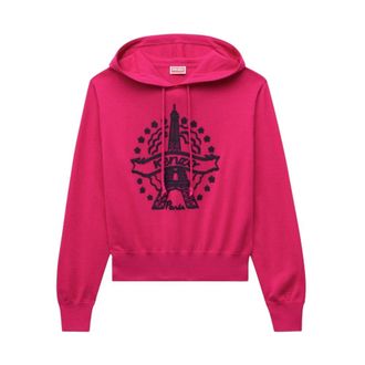 Kenzo Words Hoodie - - Sweatshirts & Hoodies - Damen - Rosa - L