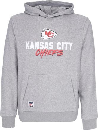 New Era Kansas City Chiefs Script Hoodie - - Sweatshirts & Hoodies - Herren - Grau - XL