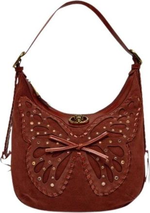 Kurt Geiger Femme, Sacs, Brun, Taille: ONE Size Petit sac hobo Chelsea Butterfly