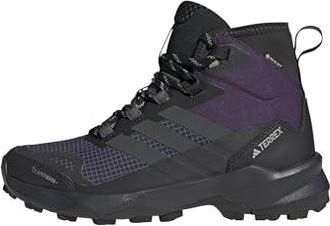adidas Femme Terrex Skychaser AX5 Mid Gore-TEX Climawarm+ Hiking Shoes Chaussures de randonnée, Aurora Plum/Grey Six/Tent Green, 41 1/3 EU