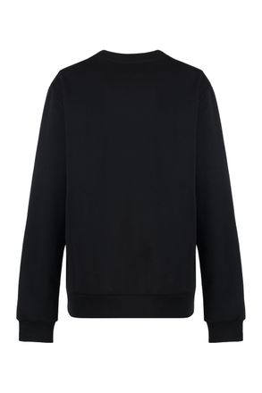 A.P.C. Womens Cotton Crew-Neck Sweatshirt Black Sweatshirts Sweater