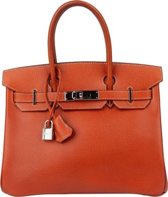 Herm&egrave;s Crossbody Bags - Hermes Birkin 30 Ardennes Leather Palladium Hardwa - Gr. unisize - in Braun - f&uuml;r Damen