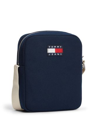 Tommy Jeans Umh&auml;ngetasche TOMMY JEANS TJM BOLD VARSITY REPORTER, Damen, Gr. B/H/T: 16,5cm x 21cm x 6cm, nachtblau, Polyester, Taschen Umh&auml;ngetasche, Unisex Schult