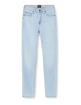 Lee Womens Scarlett HIGH Jeans, EXTRA Light Worn IN, 27W / 29L