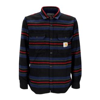 Carhartt Work in Progress Flanellhemdjacke mit Streifenmuster - - Shirts - Herren - Mehrfarbig - M