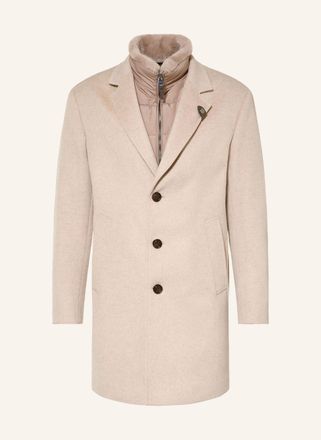Joop Wollmantel Morris Mit Herausnehmbarer Blende beige