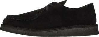 Selected Homme, Chaussures, Noir, Taille: 42 EU Christian Suede Wedge Moc-Toe
